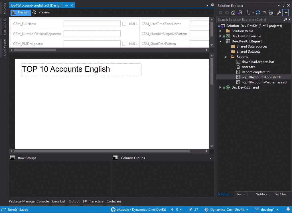 DynamicsCrm.DevKit - Visual Studio Marketplace